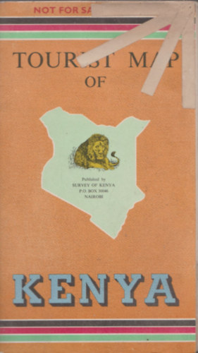 Tourist Map of Kenya - Bookstry